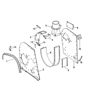 China 46921 SUPPORT Case parts FH100 for sale