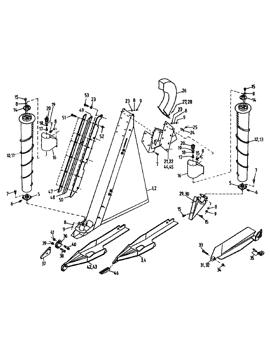 China 00140519 BEARING Case parts 7000, 7700, A4000, A7000, A7700, A8000, A8800 for sale