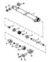 China 00141400 BEARING Case parts 7000, AUSTOFT, 7700, A7000, A7700, A8000, A8800 for sale