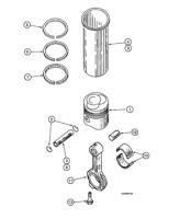 China 326562R1 BUSHING Case parts 806, D-361, DT-407, DT-361, D-407, 1206, 21206, 2806 for sale