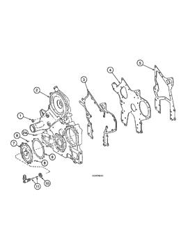 China 675812C2 GASKET Case parts DTI-466, DT-436, DTI-466B, DT-414, 1680, D-414, D-312, D-436, DTI-466C, D-466, D-360, DT-466, DT-466B, 1660 for sale