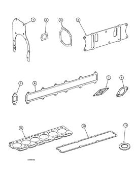 China 675398C2 GASKET Case parts DTI-466, DT-436, DTI-466B, DT-414, 1680, D-414, D-312, D-436, DTI-466C, D-466, D-360, DT-466, DT-466B, 1660 for sale