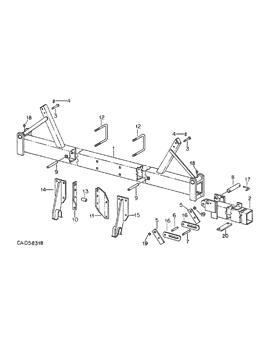 China 100326 PIN, hinge Case parts 133 for sale