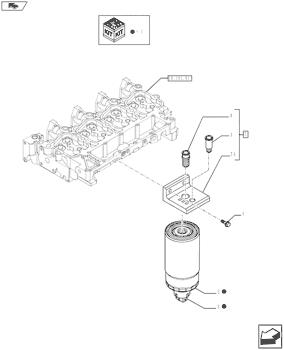 China 2859157 FUEL FILTER Case parts F4CE9484L J603, F4GE9684C J602, FARMALL 120A, FARMALL 140A, P70, P110, F4GE9684D J603, P85, F4GE9684B J604, FARMALL 110A, F4GE9684D J604, F4GE9684B J605, F4GE9454K J604, F4CE9484L J602, 570MXT, FARMAL... for sale