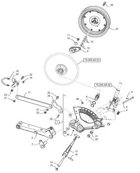 China 84605521 PIN Case parts 500, 500T for sale