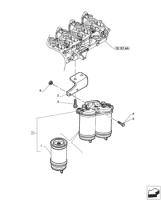 China 84403847 FUEL FILTER Case parts F4CE0654B B601 for sale