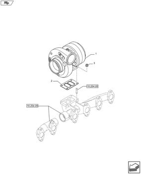 China 84349669R REMAN-TURBOCHARGER Case parts F4HFA613A E002, 865B, F4HFE613T A004, 865B AWD, 885B, 885B AWD for sale