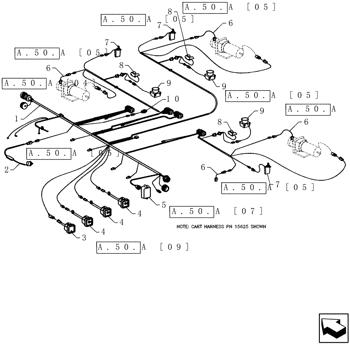 China 84529354R REMAN-SENSOR Case parts ADX3380, 3580, 2330, ADX3430, 3380, 3430, ADX3360, 2280 for sale