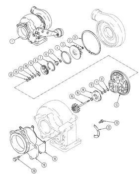 China 84410510R REMAN-TURBOCHARGER Case parts FLX3300B, FLX4375, FLX3510, SPX4410, FLX4510, FLX4010, FLX3010, CPX610, CPX620, FLX4300 for sale
