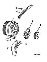 China 103800A1R REMAN-ALTERNATOR Case parts 686, 715, HYDRO 70, HYDRO 86, 666, 615 for sale