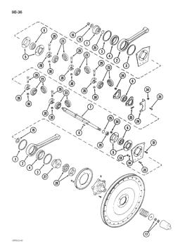 China 1322616C1 SHAFT Case parts 1688, 1680, 1682, 2188 for sale
