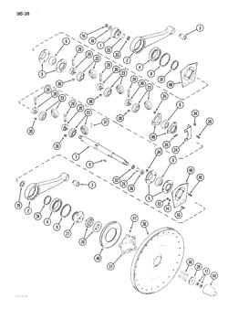 China 1970192C1 SHAFT Case parts 1640, 2144, 1666, 1644, 2166, 1670, 1660 for sale