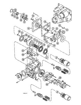 China 1980136C1 SHAFT Case parts 1660, 1680 for sale