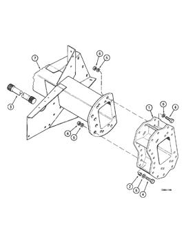 China 242841A1 SHAFT Case parts 2366, 2166, 2344, 2144 for sale
