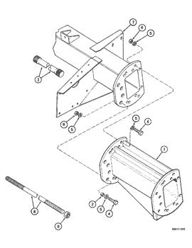 China 242843A1 SHAFT Case parts 2366, 2166, 2344, 2144 for sale