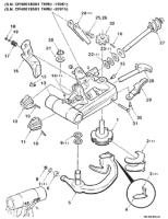 China 700707900 SHAFT Case parts 8545, 8520, 8555, 8530 for sale