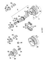 China 3218393R91 BALL BEARING,20mm ID x 47mm OD x 14mm W Case parts 744, 844, D-268, D-206, 644, D-246 for sale