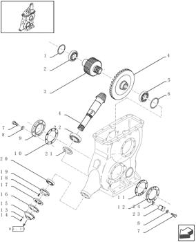 China 24903750 BALL BEARING,120mm ID x 180mm OD x 38mm W Case parts LBX331R, LBX431R, LBX331S, LBX431S, LBX421R, LBX331P, LBX421S for sale