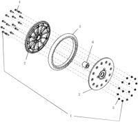 China 324461A1 BALL BEARING Case parts 1230, 30, 1200, 4025, 1240, 1625, 1200PT, 1250, 1225, 5300, 825, 1260, SDX30, 5400, 1220, 40, SDX40, 1210, 5500 for sale