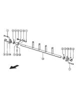 China 0085610 SPACER Case parts 110 for sale