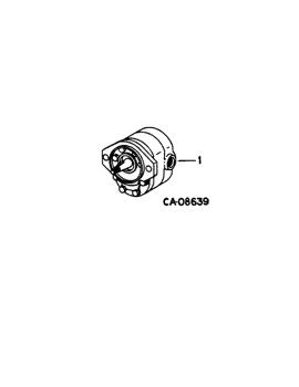 China 1272640C91 HYDRAULIC PUMP,46.7 CC Case parts 1680, 1620, 1420, 1660, 1020, 1010, 1640 for sale