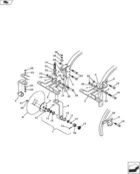 China 02335120 SPACER Case parts NPX5300, 5300, 3250, 3300, 4250, FERTILIZER, 4300, 5250, 3100 for sale