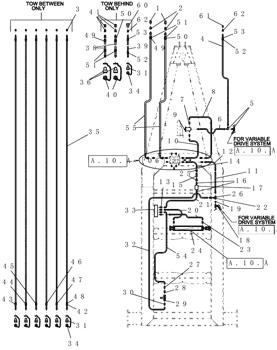 China 22511 HYDRAULIC HOSE Case parts ADX3380, ADX3360, ADX3430 for sale
