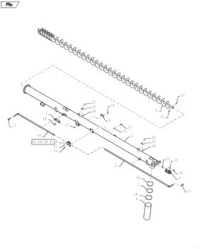 China 84583852 HYDRAULIC MOTOR Case parts 3580, 3430, 2330, 3380, 2280 for sale