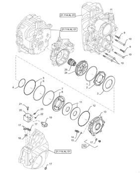 China 87701315 RING Case parts 580N, 580SN, 580SN WT, 586H, 580N EP, 588H, 570N EP, 570NXT, 590SN, 580SM, 580SM+, 590SM+, 580M, 590SM for sale
