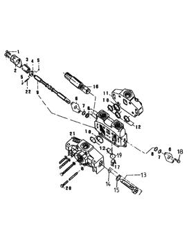 China 00405509 HYDRAULIC VALVE Case parts 7000, 7700, A4000 for sale