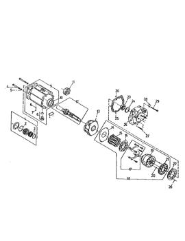 China 00407082 HYDRAULIC MOTOR Case parts 7000 for sale