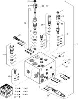 China 304420A1 VALVE Case parts 1255, 1240, 1200PT, 1250, 1260, 2150, 955 for sale