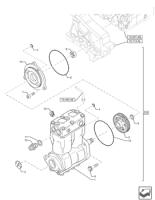 China 41211219 AIR COMPRESSOR Case parts 340, 335, 340B, 335B, 327B, FVAE2884X B200, 330B for sale