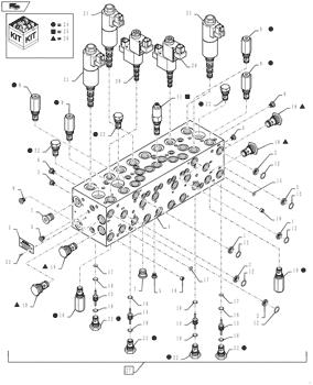China 84141863 VALVE Case parts 3330, PATRIOT 3340, 4430, 4420, PATRIOT 4440 for sale
