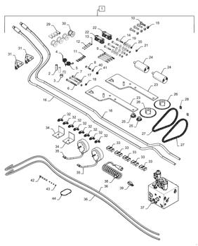 China 84538089 VALVE Case parts 1245, 1235, 1250, 1255 for sale