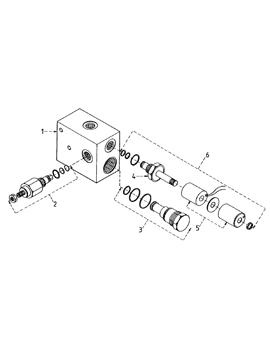 China 00407196 VALVE Case parts 7000, 7700 for sale