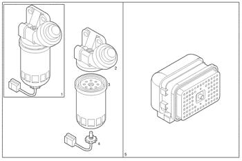 China 500316868 FILTER HEAD Case parts FVAE2884X B200 for sale