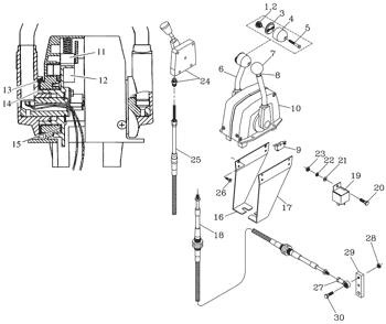 China 00182002 NUT Case parts A7700, 7700, A7000 for sale