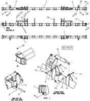 China 427733A1 BRACKET Case parts 1245, 1240, 1200PT for sale