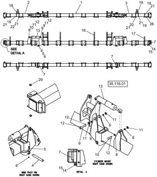 China 427733A1 BRACKET Case parts 1245, 1240, 1200PT for sale