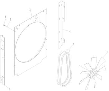 China 0088106861 BRACKET Case parts A7700, A7000 for sale