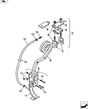 China 02077000 BRACKET Case parts 3200 for sale
