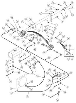 China 115886A1 PUMP Case parts 1230, 955, 1200, 1220, 1225 EARLY RISER, 1210 for sale