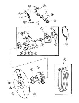 China 673162C94 PUMP, WATER Case parts DTI-466, DT-436, 1670, DTI-466B, DT-414, 1680, D-414, D-436, DTI-466C, D-466, 1640, DT-466B, DT-466, 1660 for sale