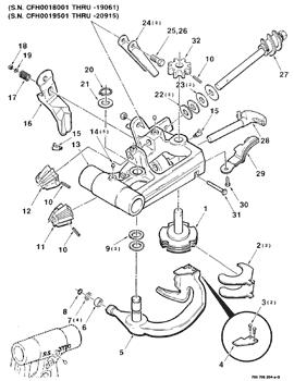 China 700710904 GEAR Case parts 8545, 8520, 8555, 8530 for sale