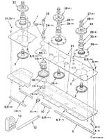 China 700713466 GEAR Case parts 725, 8315, 8309, 8312, DC515, 8850 for sale