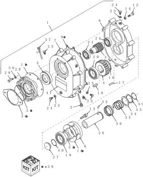 China 86531475 GEAR Case parts SCX100 for sale