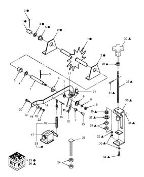 China 86641701 GEAR Case parts SBX530, SBX550, SBX520, SBX540 for sale