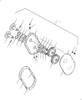 China 87051763 GEAR Case parts DC92, RD132, DC92F, DC102, DC133, DC163 for sale