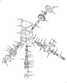 China 87054842 GEAR SET Case parts DC102, DC101F for sale